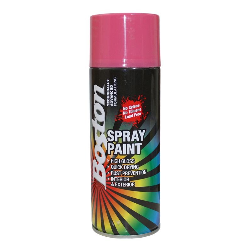 BOSTON - SPRAY PAINT, PINK 250g - Millers Tooling Pty Ltd Shop Online