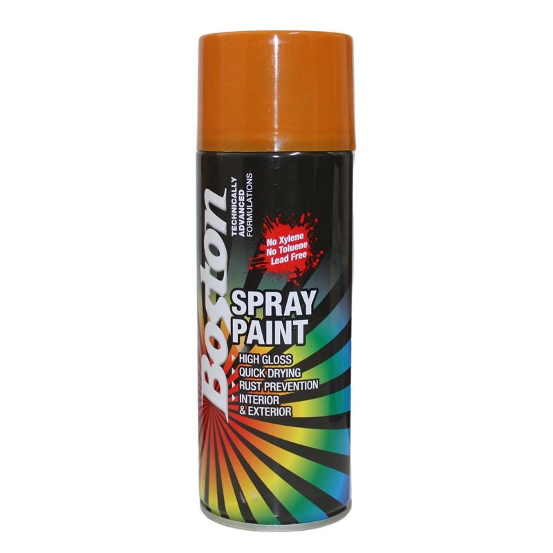 BOSTON - SPRAY PAINT, INTERNATIONAL ORANGE, 250g - Millers Tooling Pty ...