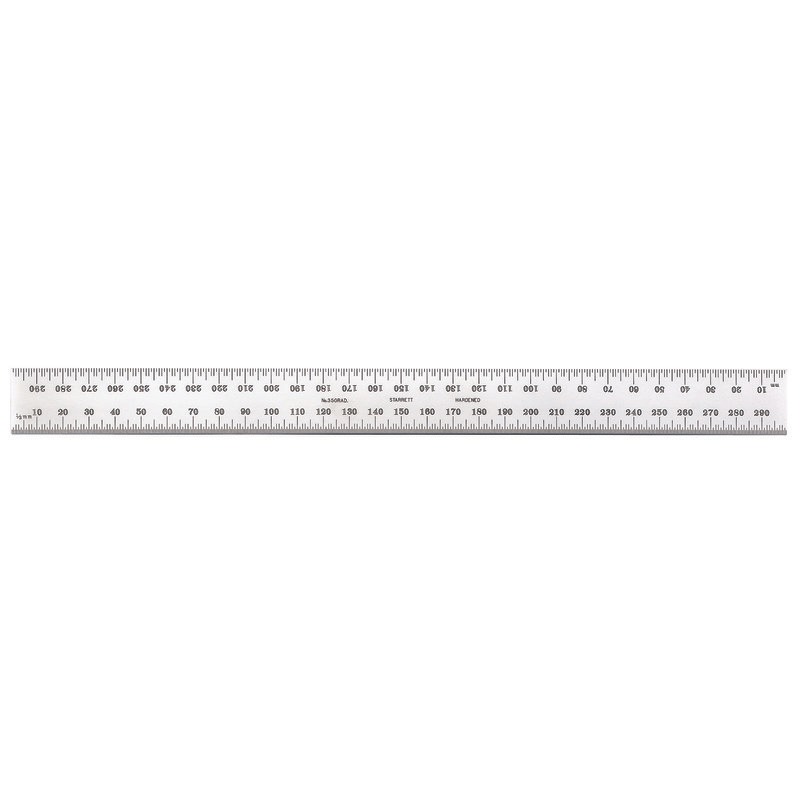 Starrett - 300mm Blade Satin Chrome - Metric Graduated - Millers ...