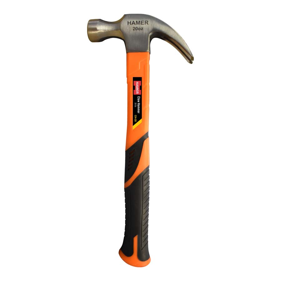 HAMER - CLAW HAMMER, 20 OZ WITH FIBREGLASS HANDLE - Millers Tooling Pty ...